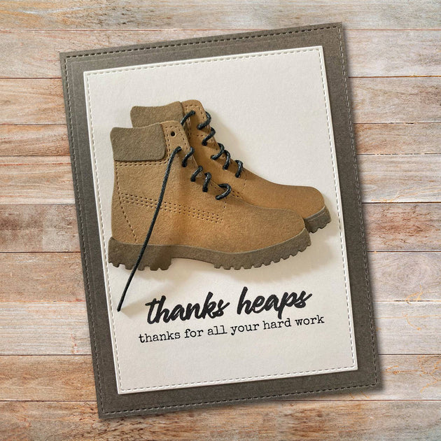 Work Boot Creator Metal Die Set 18475 – Paper Rose Studio